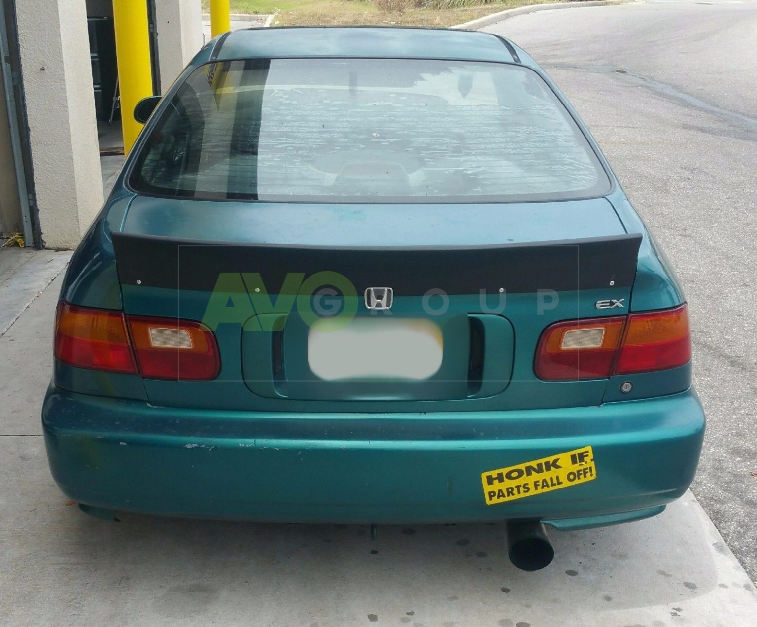 JDM Spoiler Ducktail for Honda Civic Coupe Mk5 91-95 - AVOGroup - Auto ...