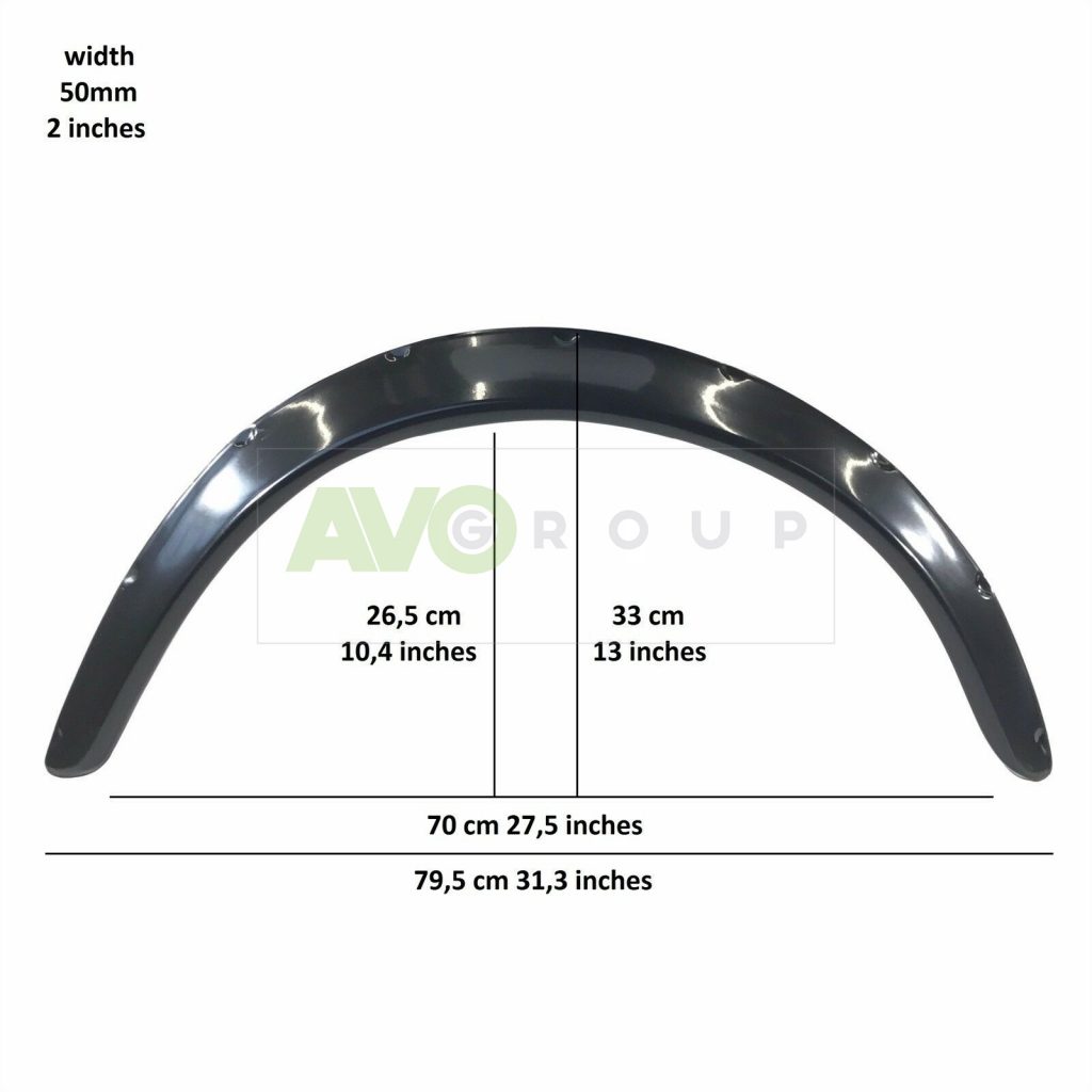 Universal Wheel Arches Fender Flares JDM Set 50mm - AVOGroup