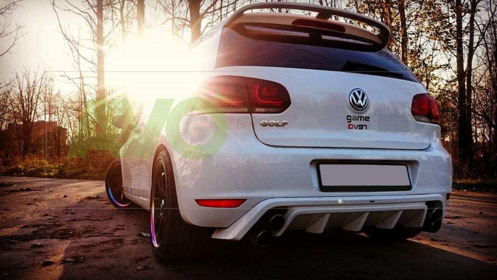 V look rear door / roof spoiler for VW Golf 6 MK6 2008-2013 Hatchback ...