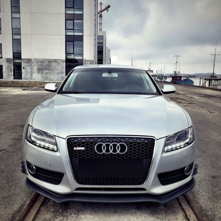 Front Spoiler Splitter for Audi A5 S5 8T 2007-2011 ABS Matt - AVOGroup ...