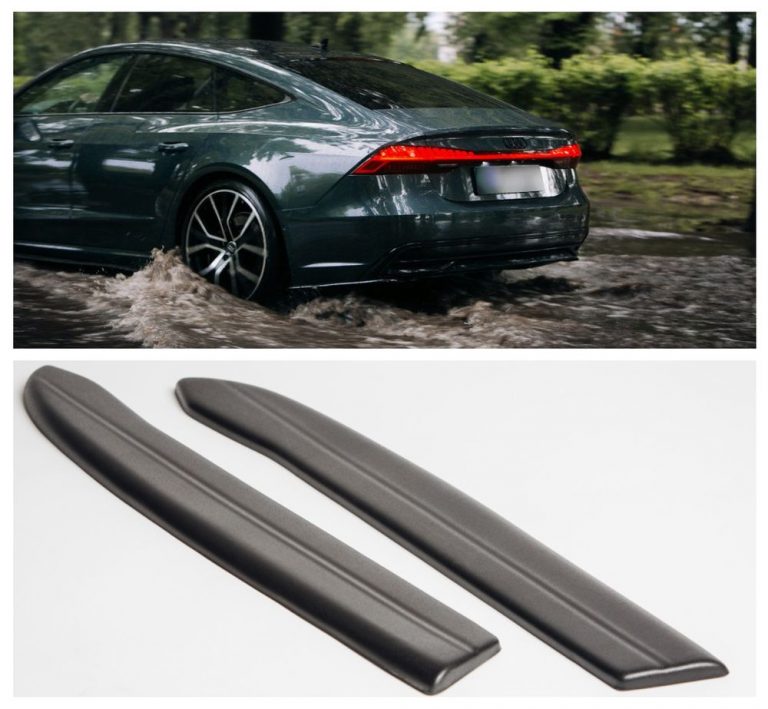 Rear Bumper Side Splitters flaps for Audi A7 4K 2018-2026 ABS Matt ...