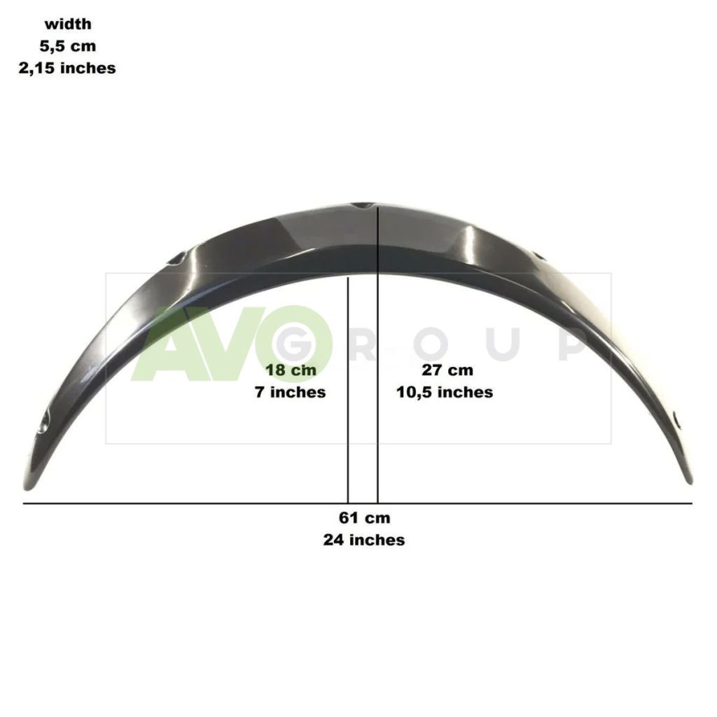 Universal Wheel Arches Fender Flares JDM Set 55mm - AVOGroup - Auto ...