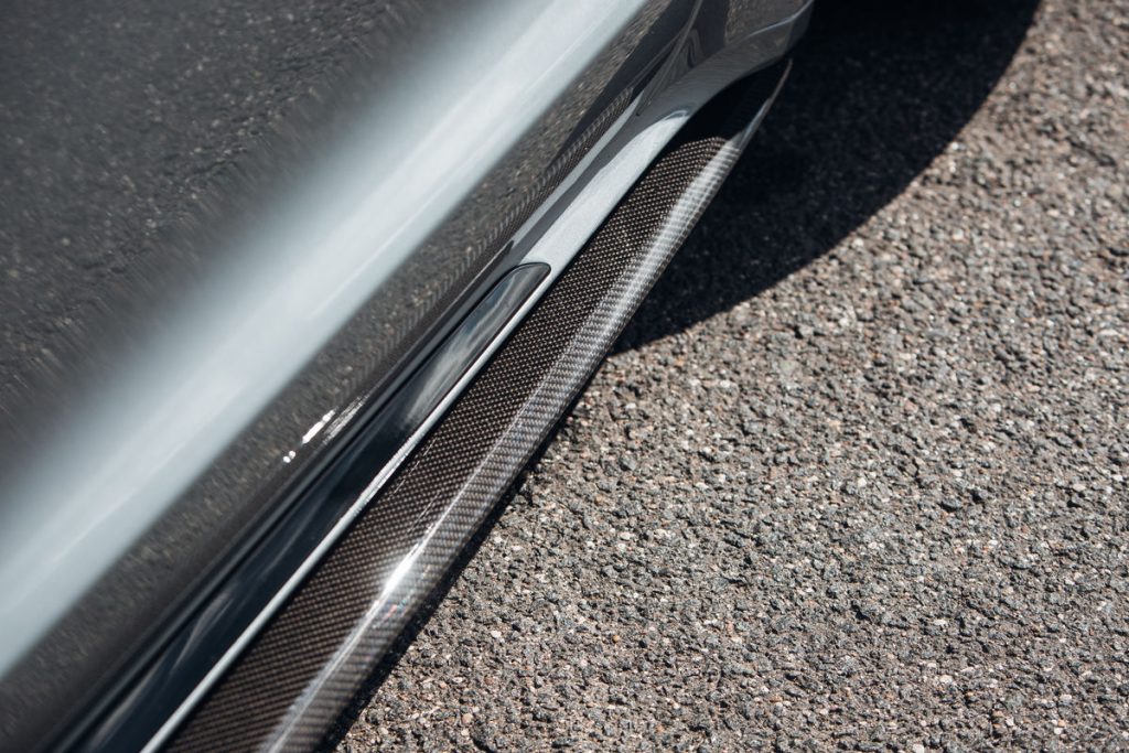 Carbon Aero sideskirt diffusers splitter for Porsche Taycan Turbo ...